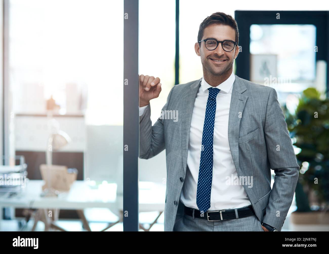 The boss is ready to see you now. Portrait of a well-dressed ...