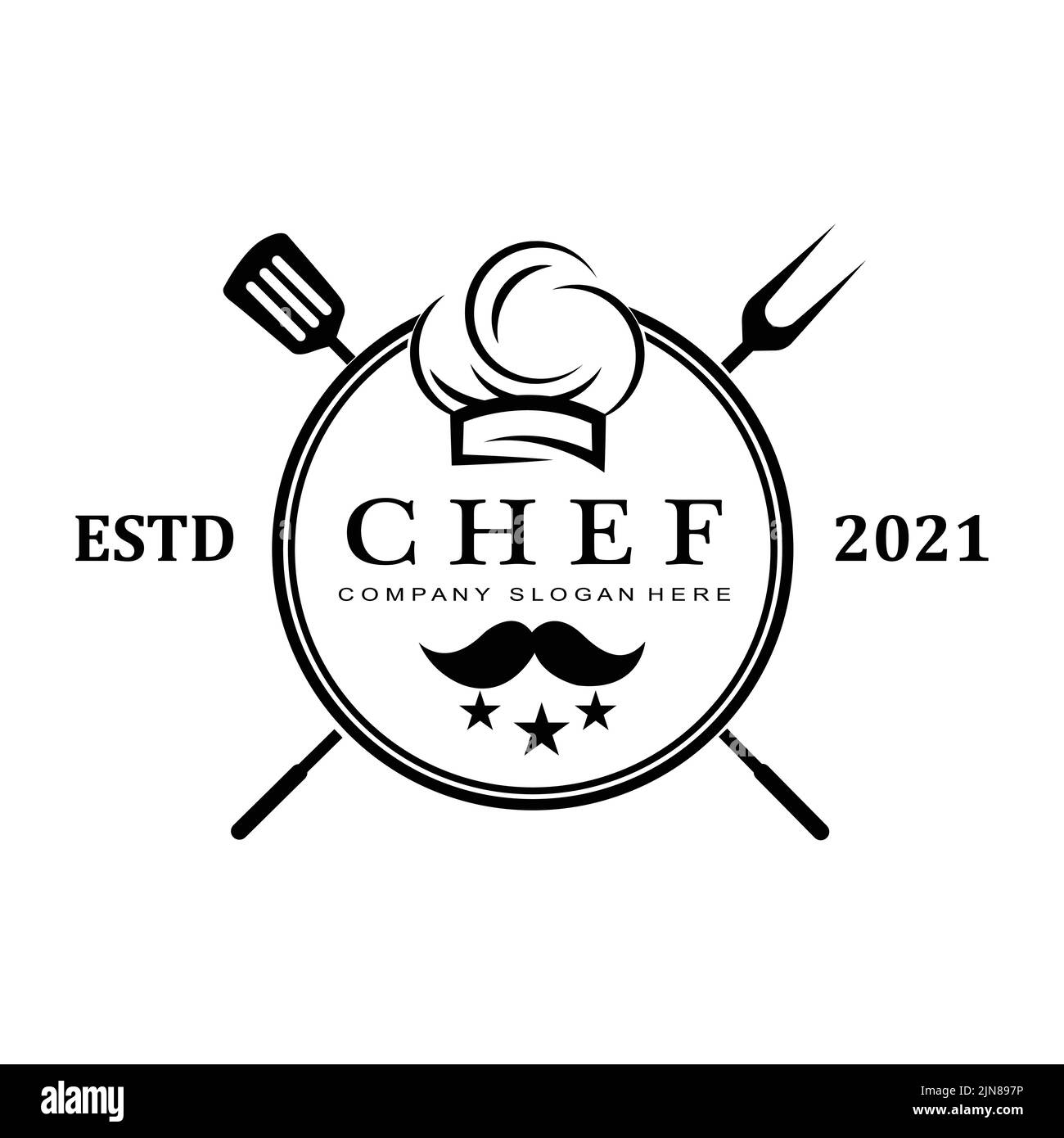 Restaurant Chef Logo Icon Symbol, cooking imagination hat, for company ...