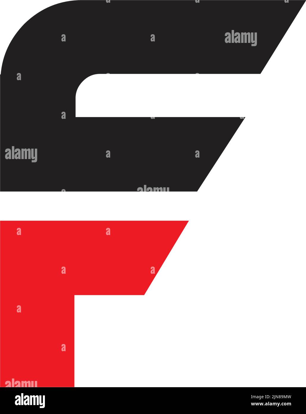 F letter initial logo design vector template Stock Vector Image & Art ...
