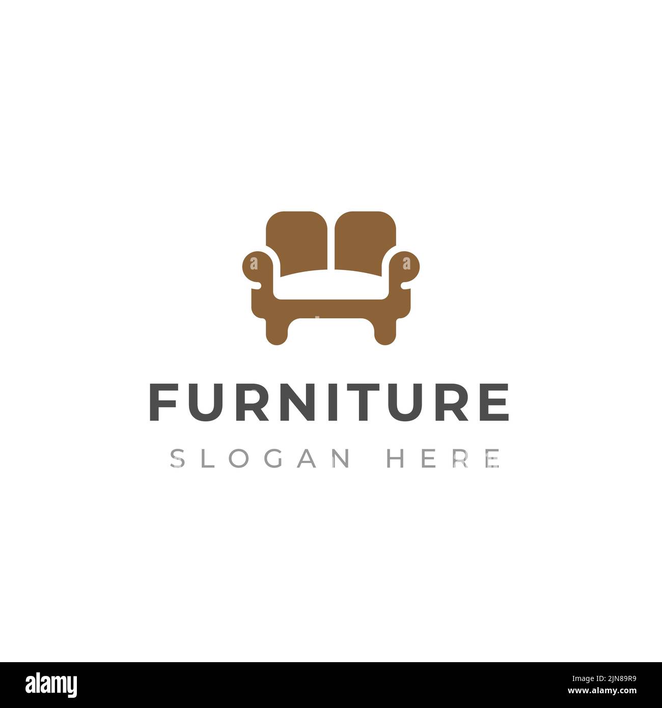Sofa logo template hi-res stock photography and images - Alamy