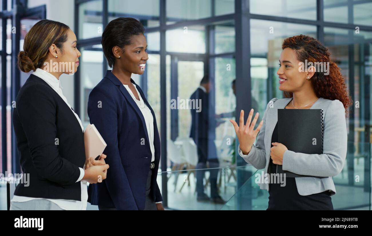 Successful women have a lot of things in common. three young ...