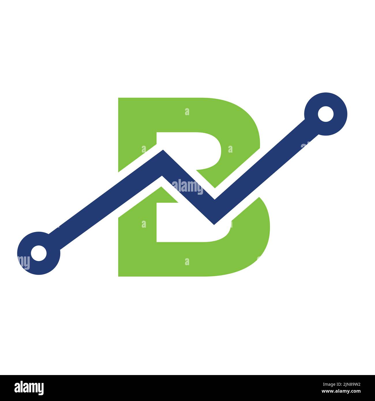 Digital Letter B Technology Icon Logo Design. Business, Investment ...