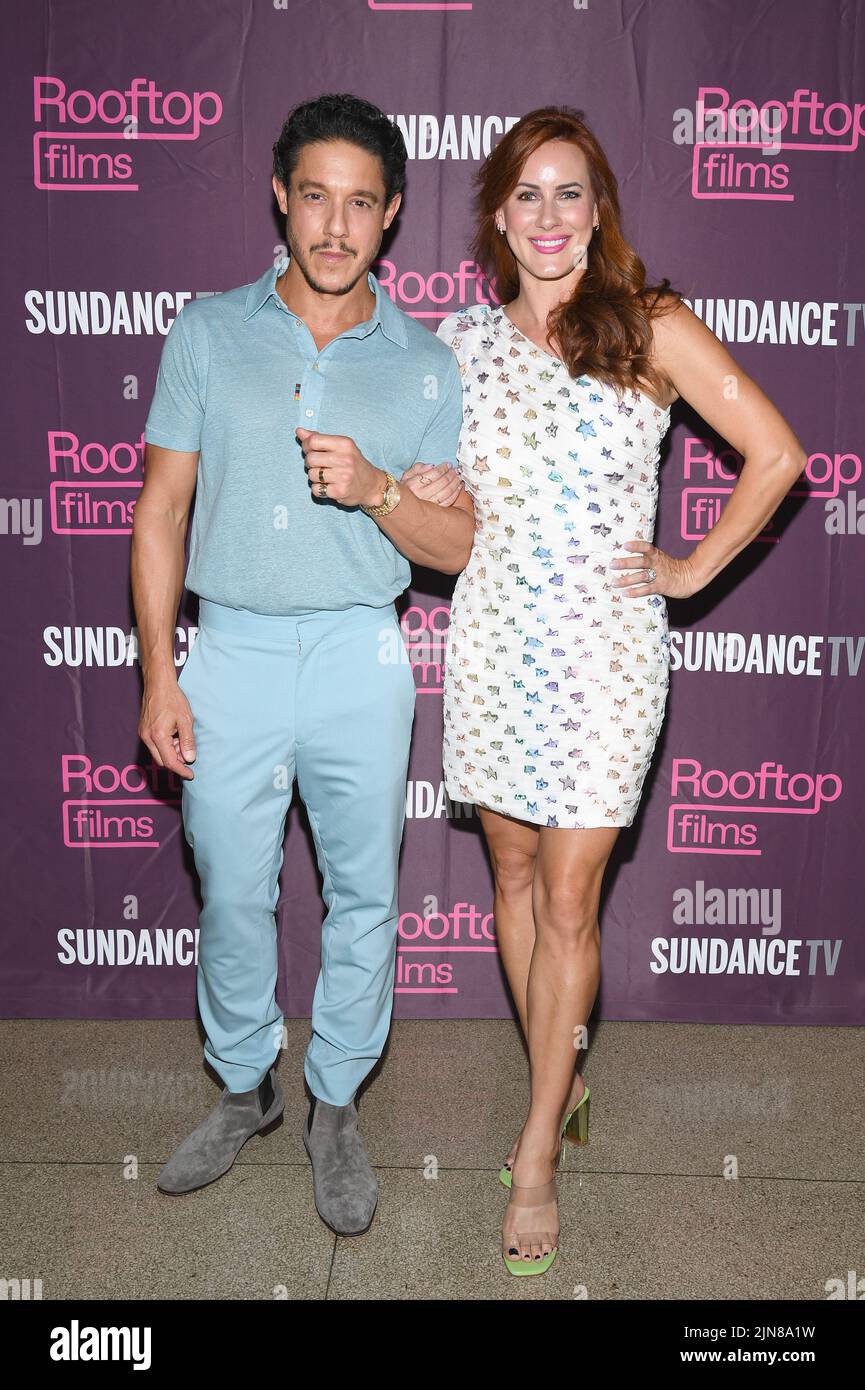New York, USA. 09th Aug, 2022. Theo Rossi and Meghan McDermott attend ...