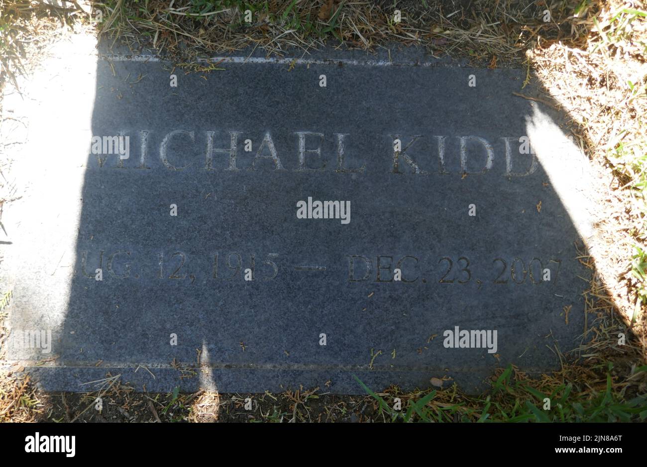 Los Angeles, California, USA 5th August 2022 Michael Kidd's Grave at ...