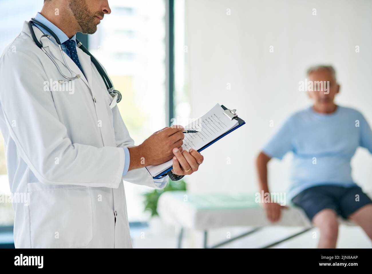 The wellbeing of his patients is his passion. an unrecognizable young ...