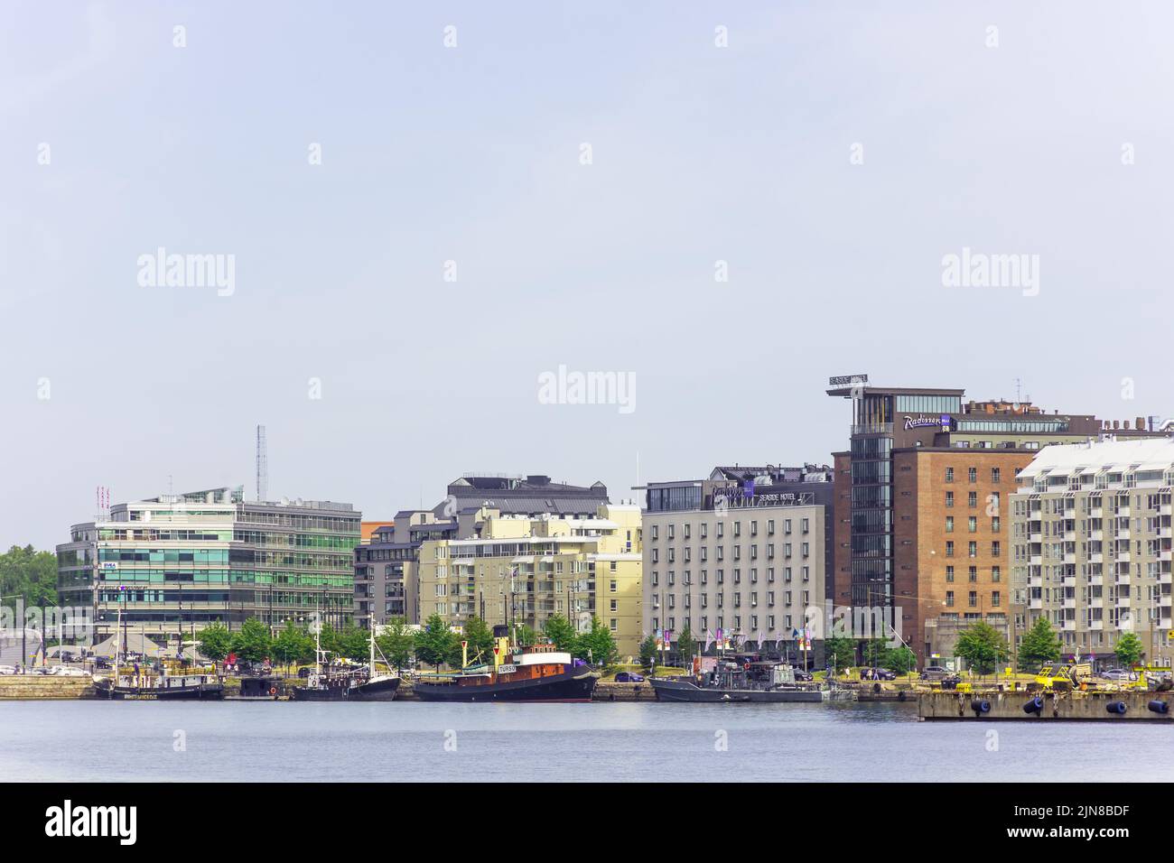 Hietalahti harbour in Helsinki Finland Stock Photo - Alamy