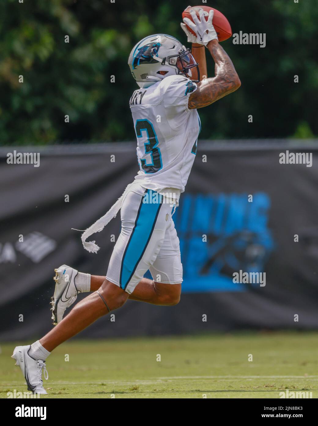 Spartanburg, SC USA; Wide receiver Ra'Shaun Henry catches a pass during ...