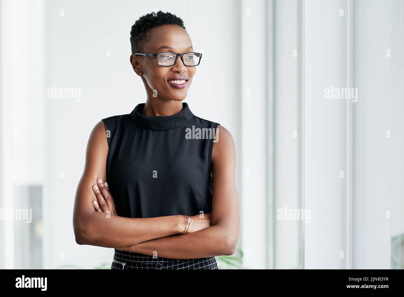 Success is built on ambition and a dream. a confident young ...