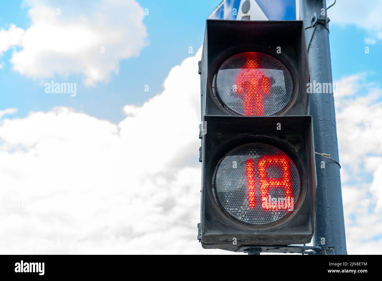 Red man symbol pedestrian crossing hi-res stock photography and images ...