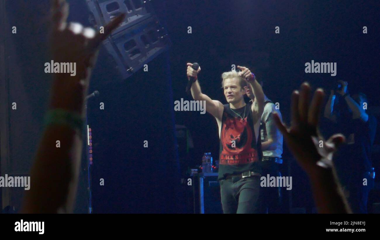 Anaheim, California, USA 6th August 2022 Singer/Musician Deryck Whibley ...
