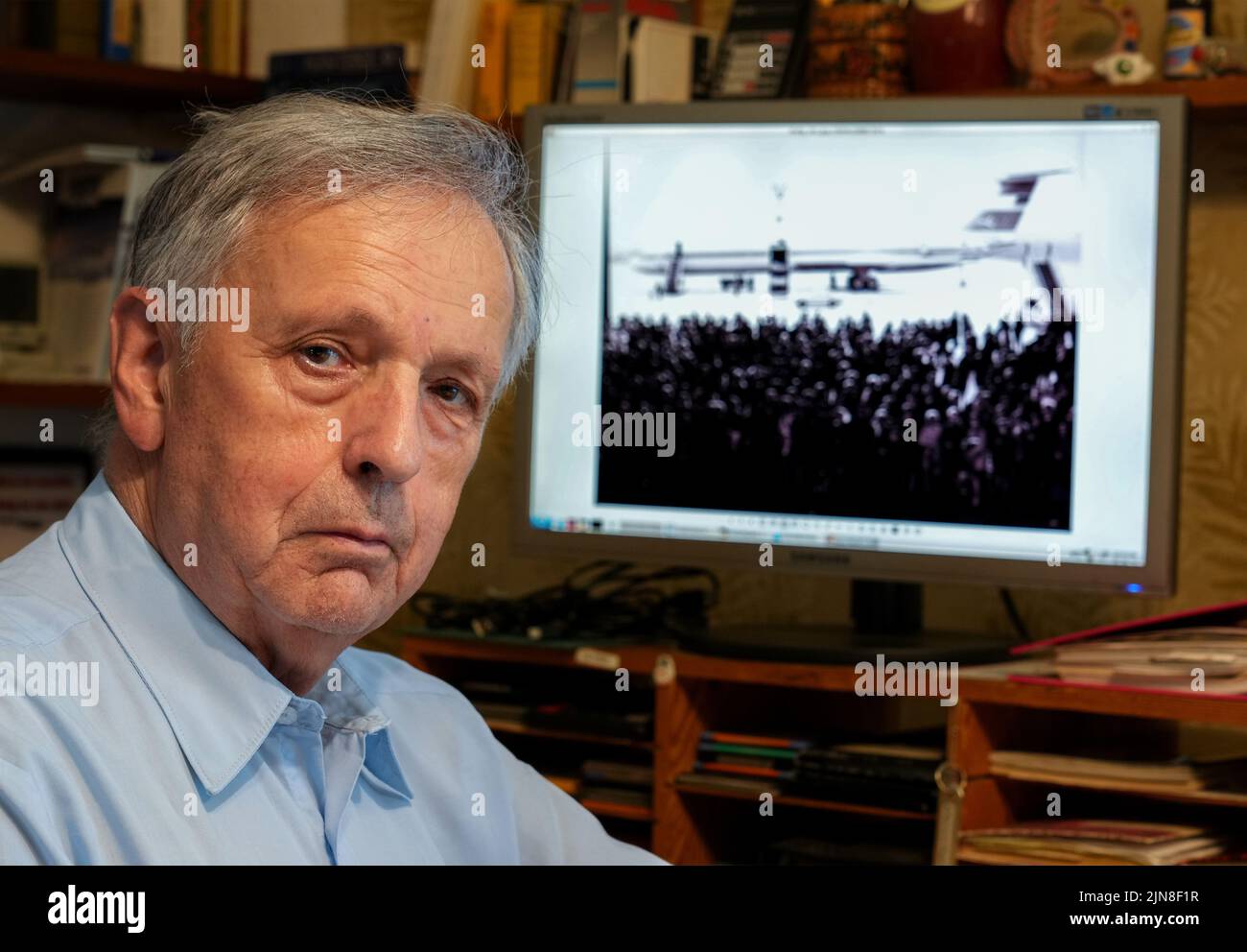 Wildau, Germany. 02nd Aug, 2022. Jörn Lehweß-Litzmann sits in his ...