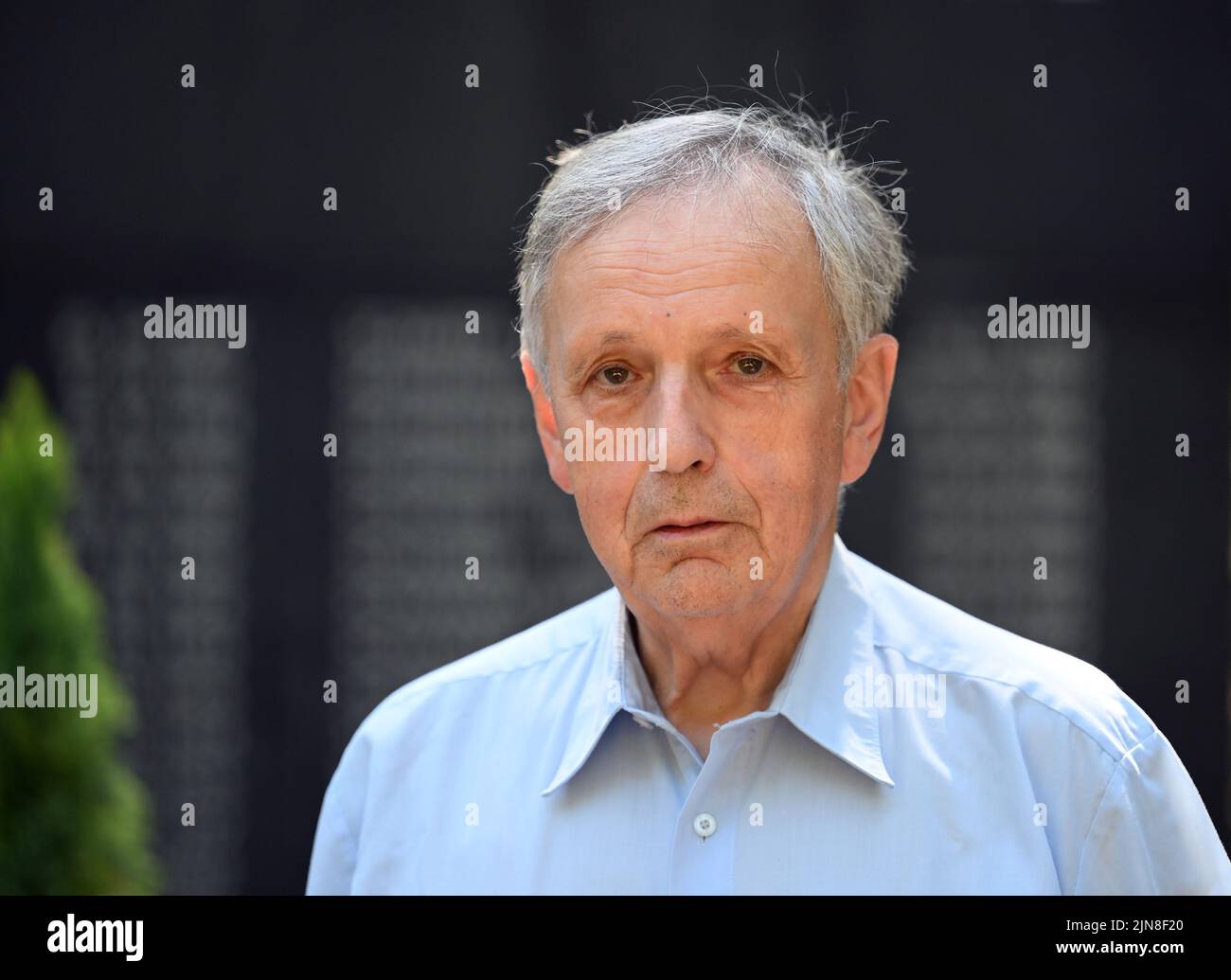 Wildau, Germany. 02nd Aug, 2022. Jörn Lehweß-Litzmann stands in front ...