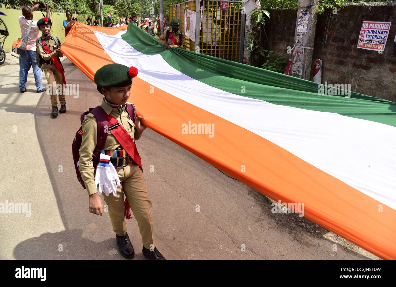 Indian host flag hi-res stock photography and images - Alamy