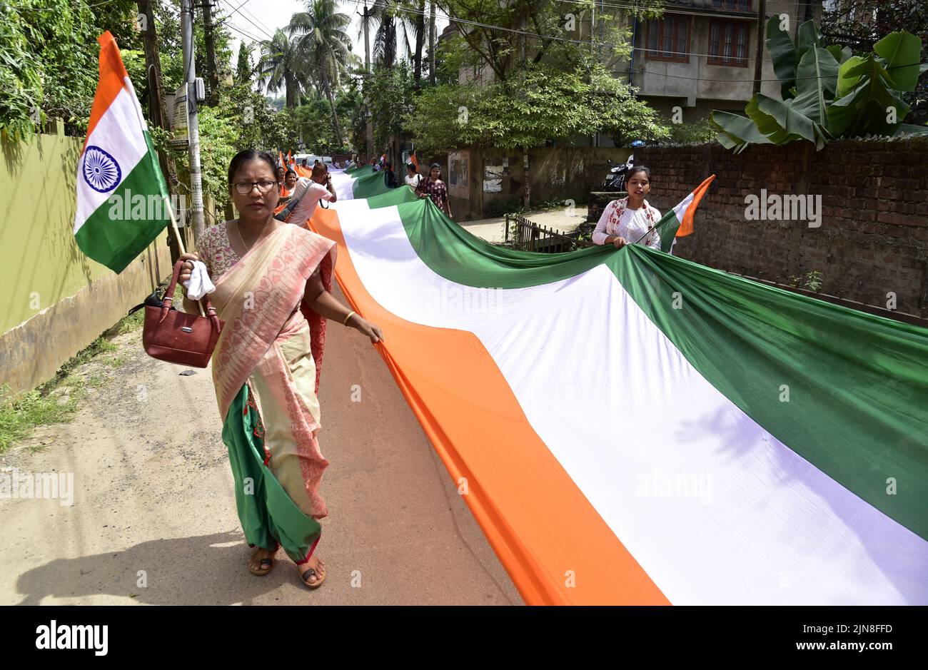 Indian host flag hi-res stock photography and images - Alamy