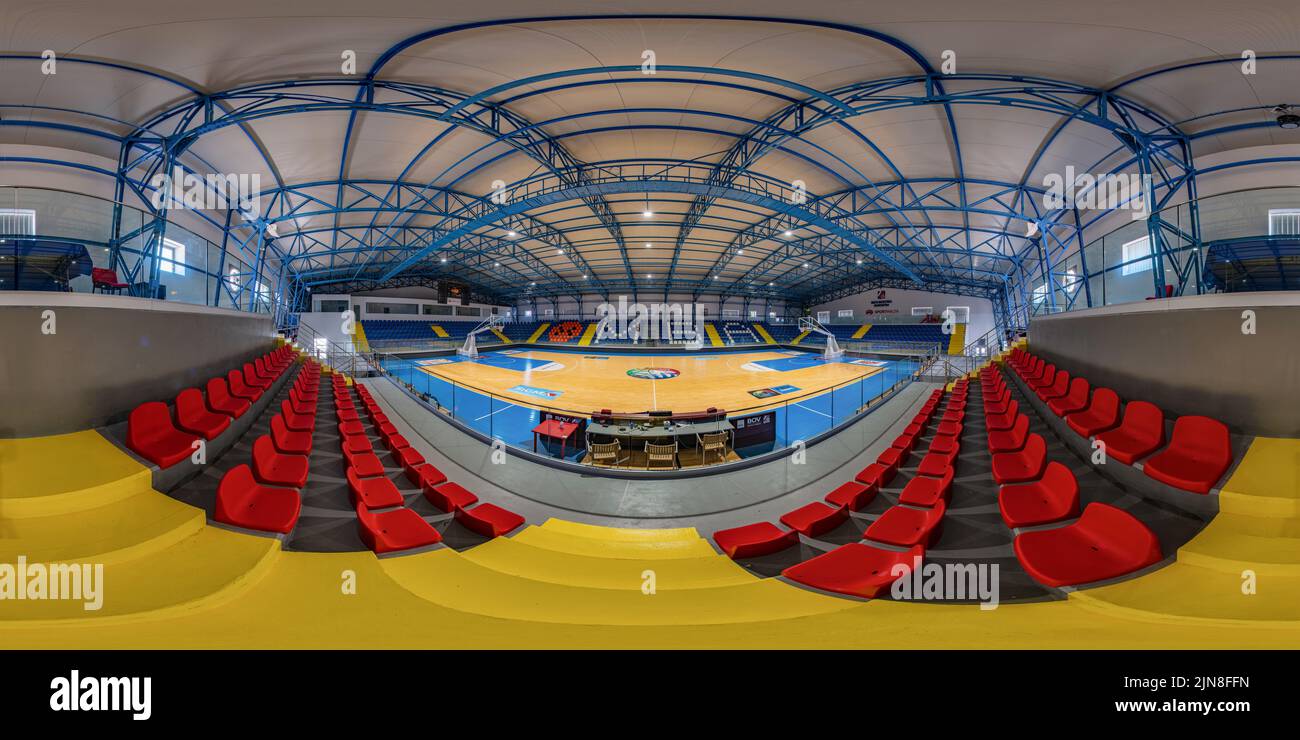 basketball court stadium seated area 360 image - high resolution - wide ...
