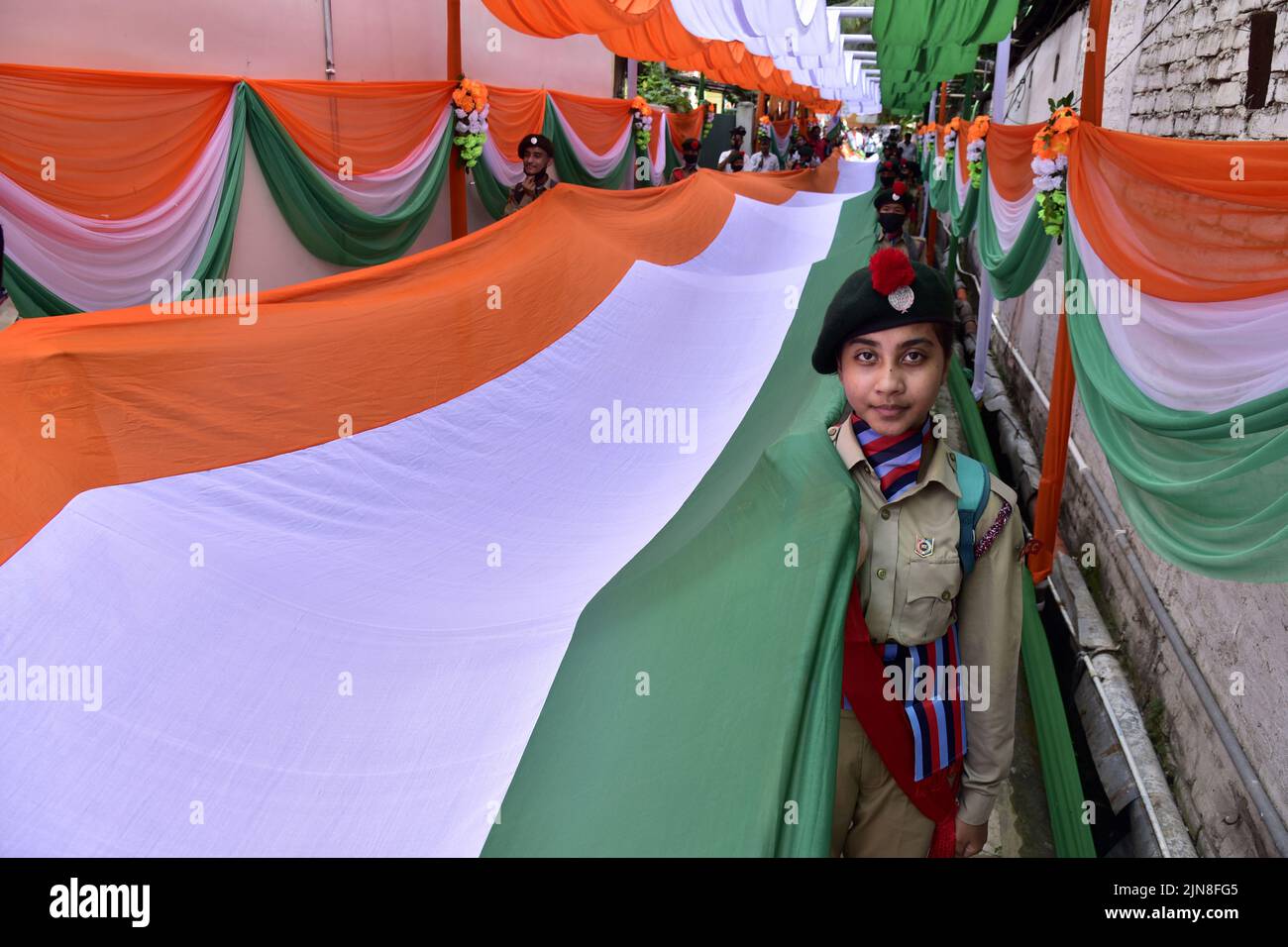Indian host flag hi-res stock photography and images - Alamy