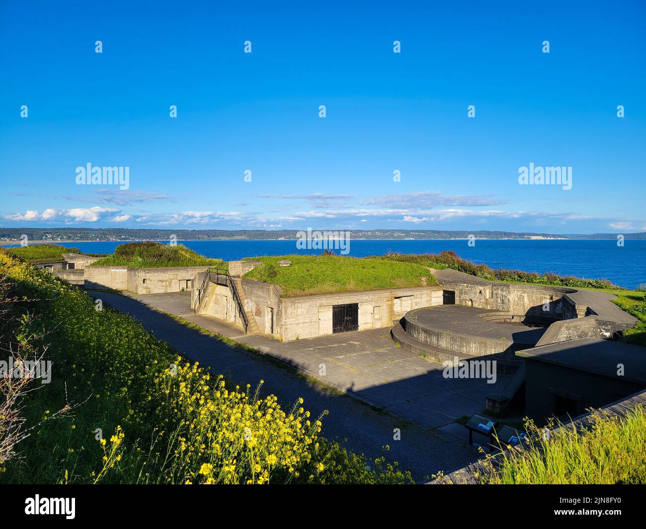 A part of the beautiful Fort Worden Historical State Park in Port ...