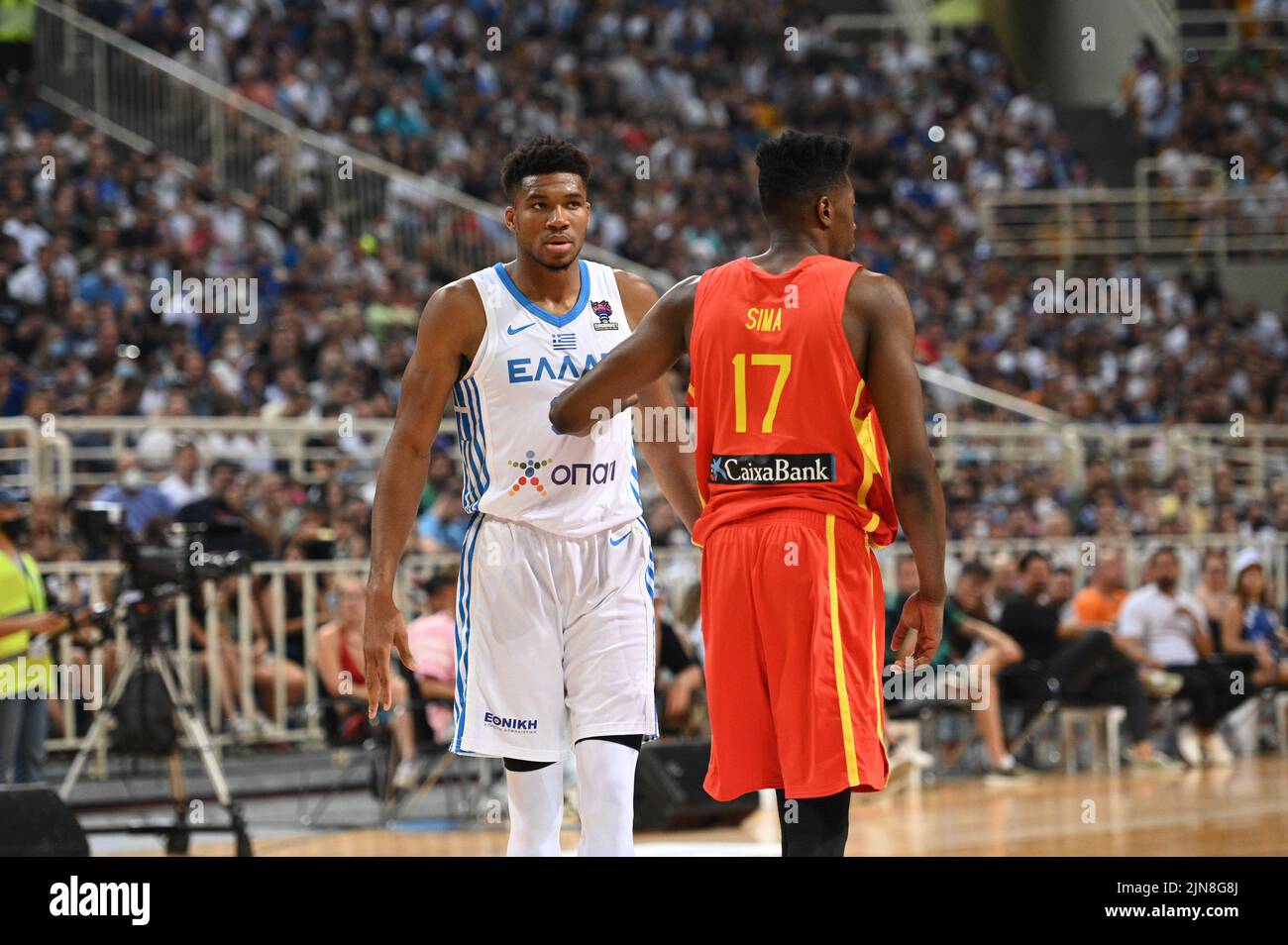 August 9, 2022, Athens, Greece: GIANNIS ANTETOKOUNMPO #34 of Greek ...