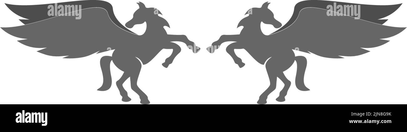 flying horse icon vector illustration design Stock Vector Image & Art ...