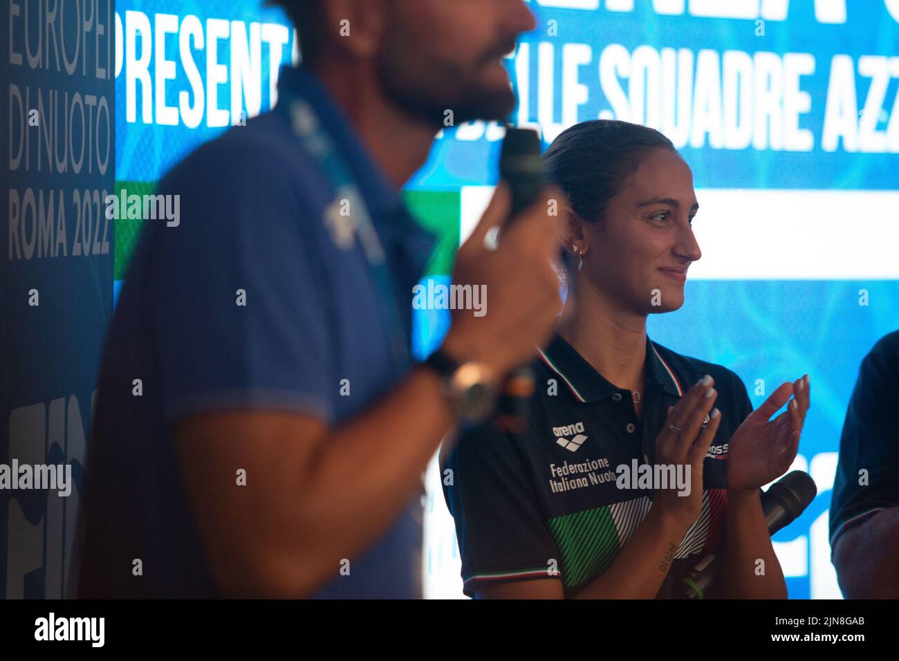 Rome, Rome, Italy. 9th Aug, 2022. The conference of the Italian ...