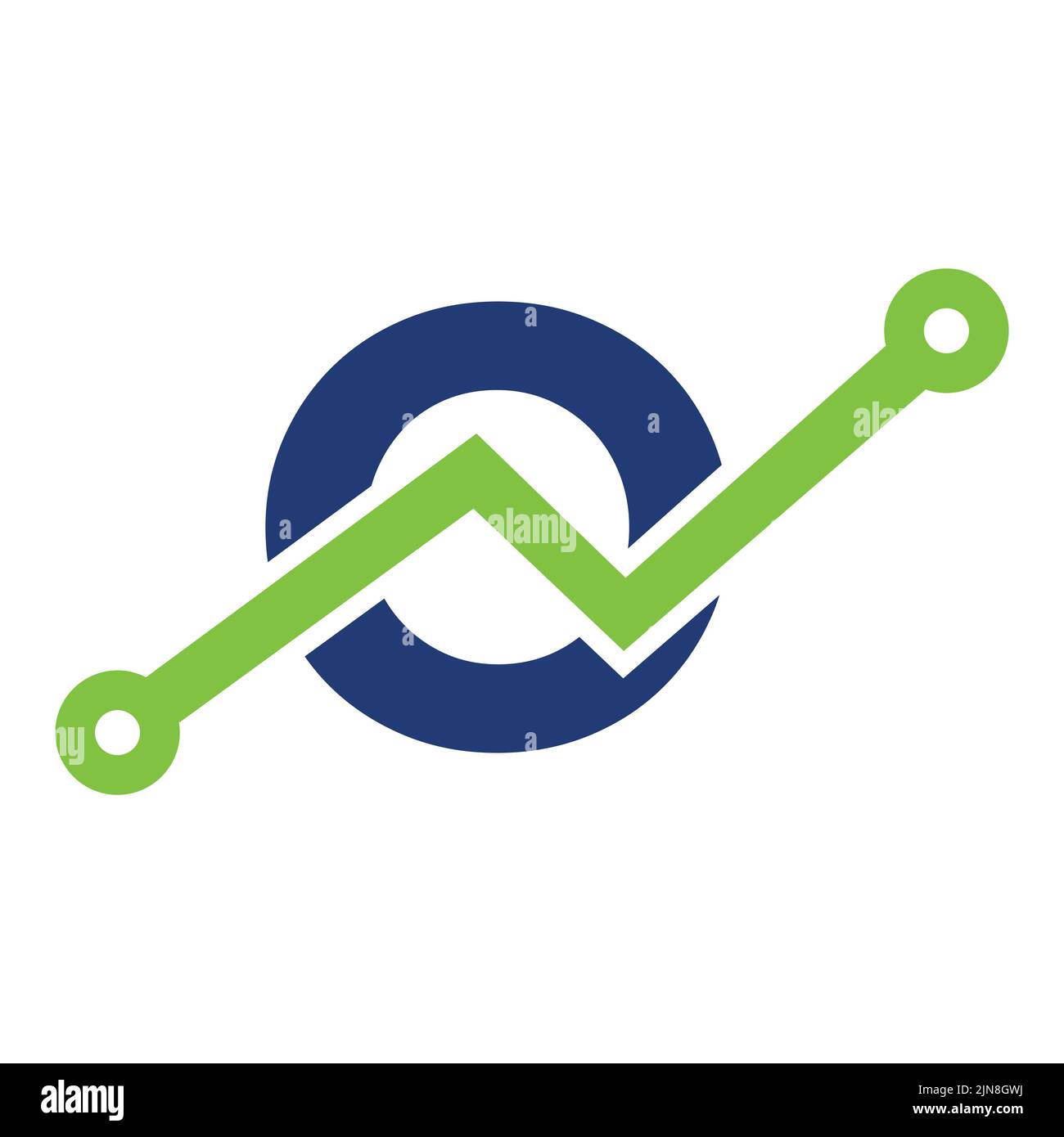 Digital Letter O Technology Icon Logo Design. Business, Investment ...