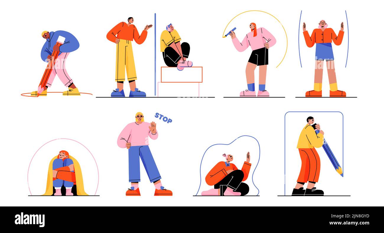 Protect people limit borders hi-res stock photography and images - Alamy