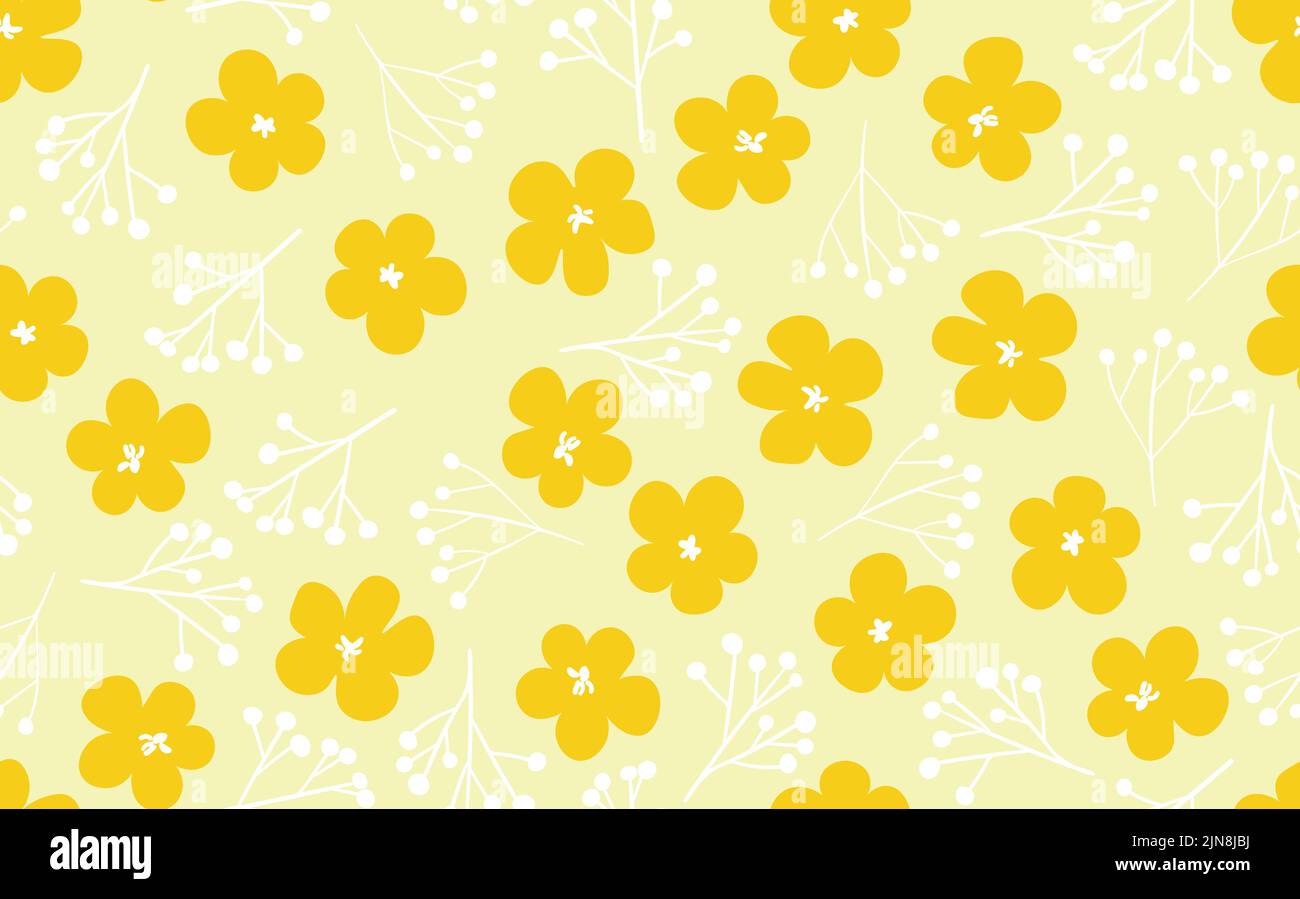 Seamless floral pattern based on traditional folk art ornaments. Art ...
