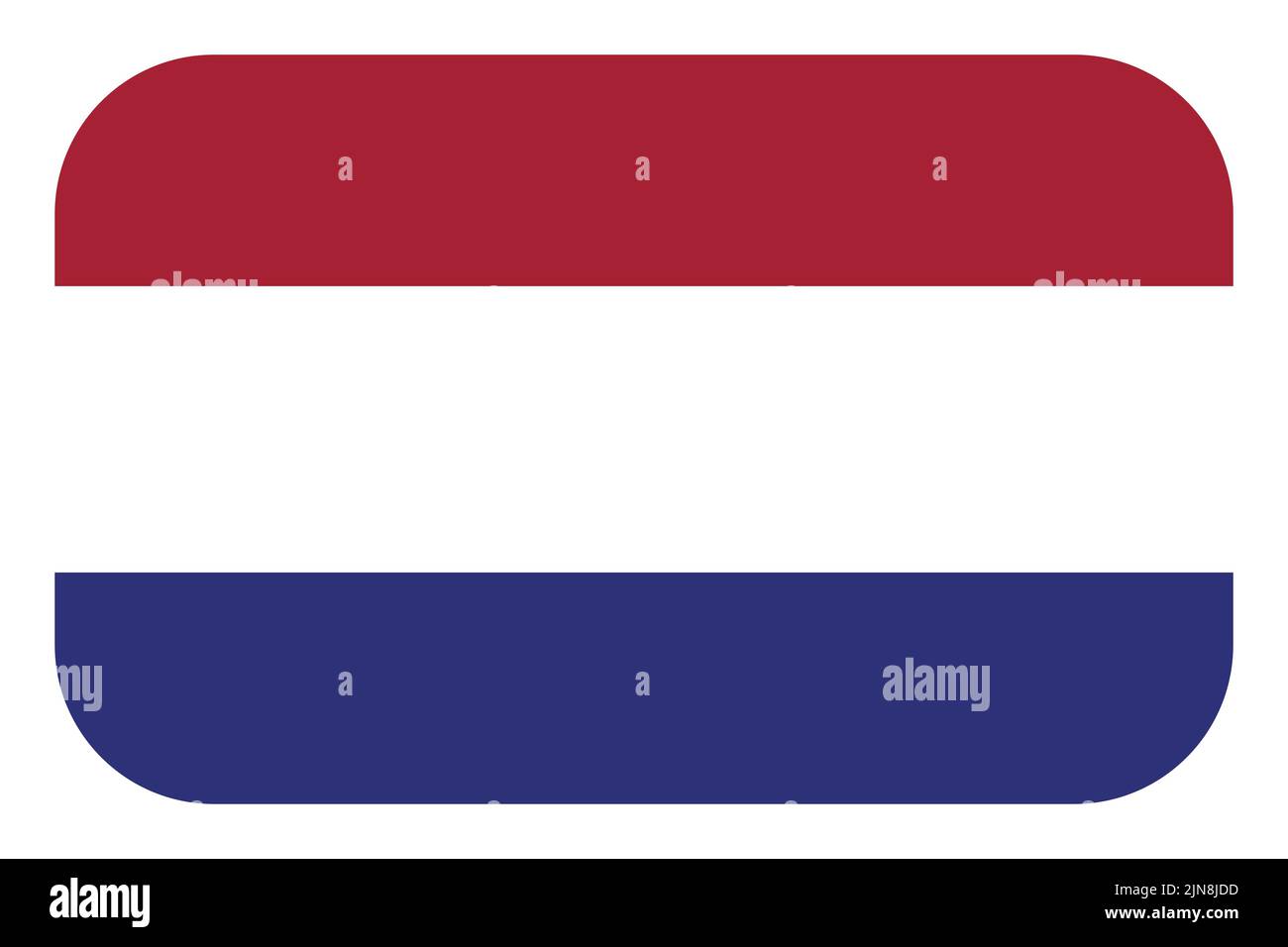 Flag of Netherlands. National symbol in official colors. Template icon ...