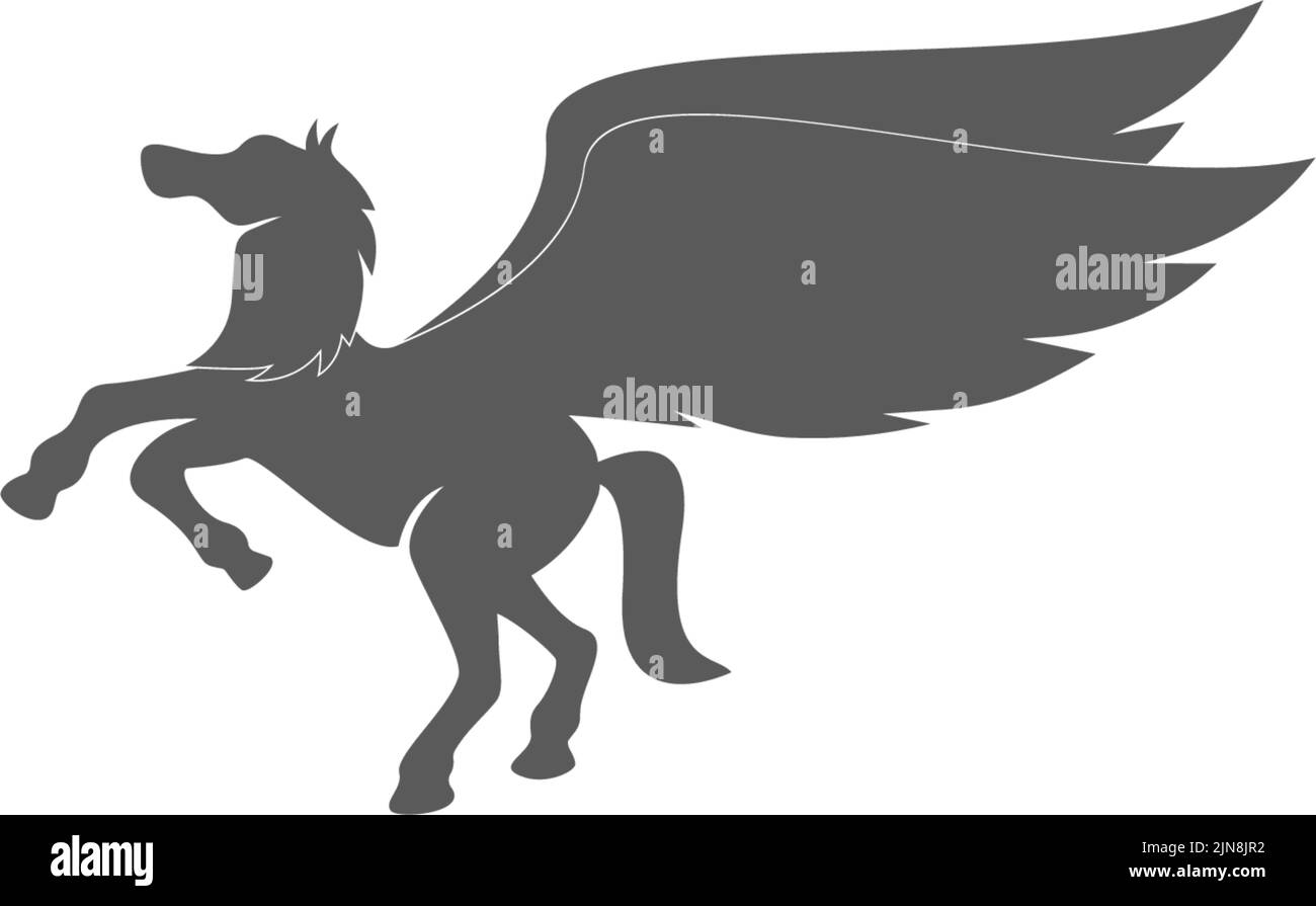 Flying horse sign Stock Vector Images - Alamy