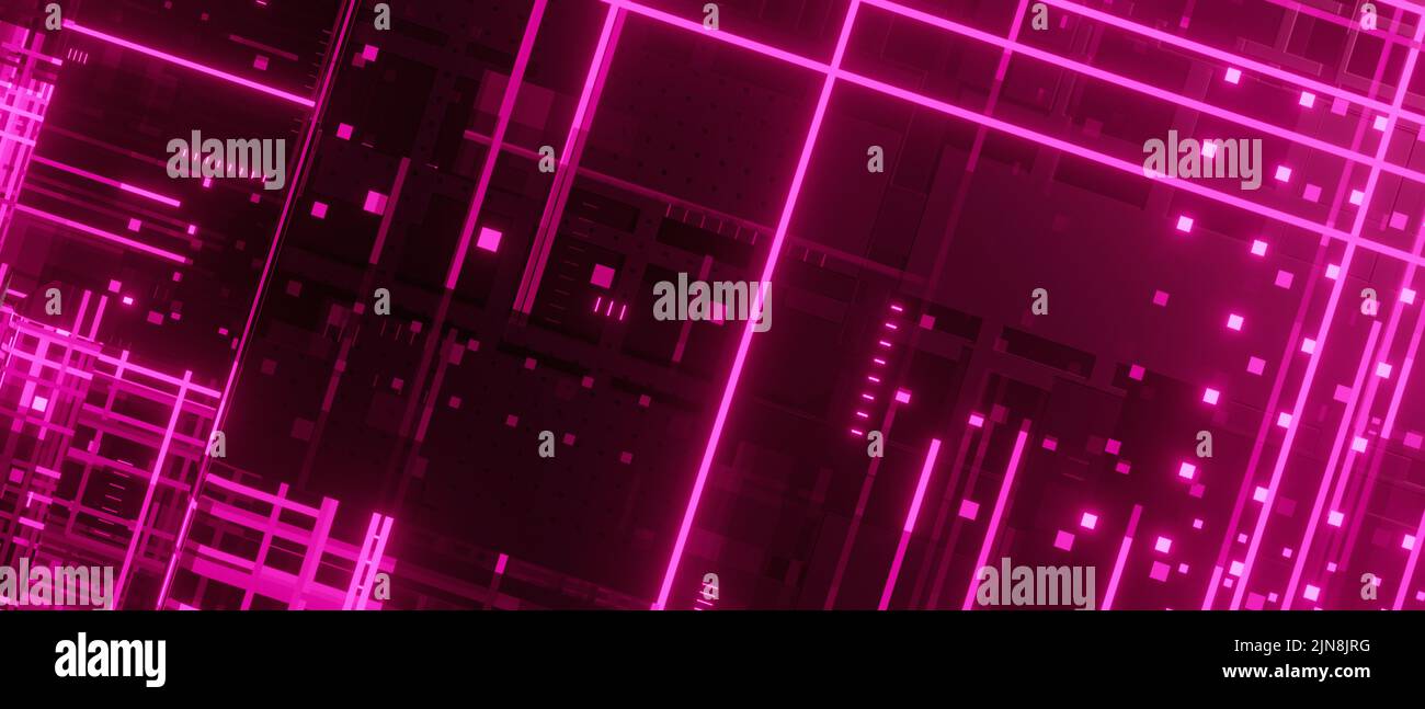 Abstract Trendy Techy Sci-fi Style Futuristic Facility Or Space Age ...