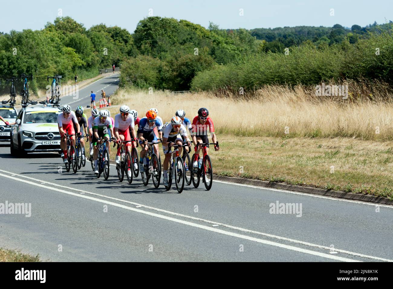 The 2022 Commonwealth Games men`s cycling road race, Hampton Road ...