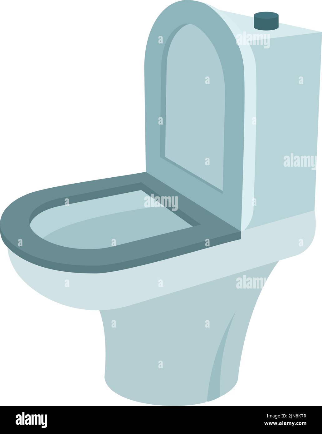 Open toilet lid Stock Vector Images - Alamy
