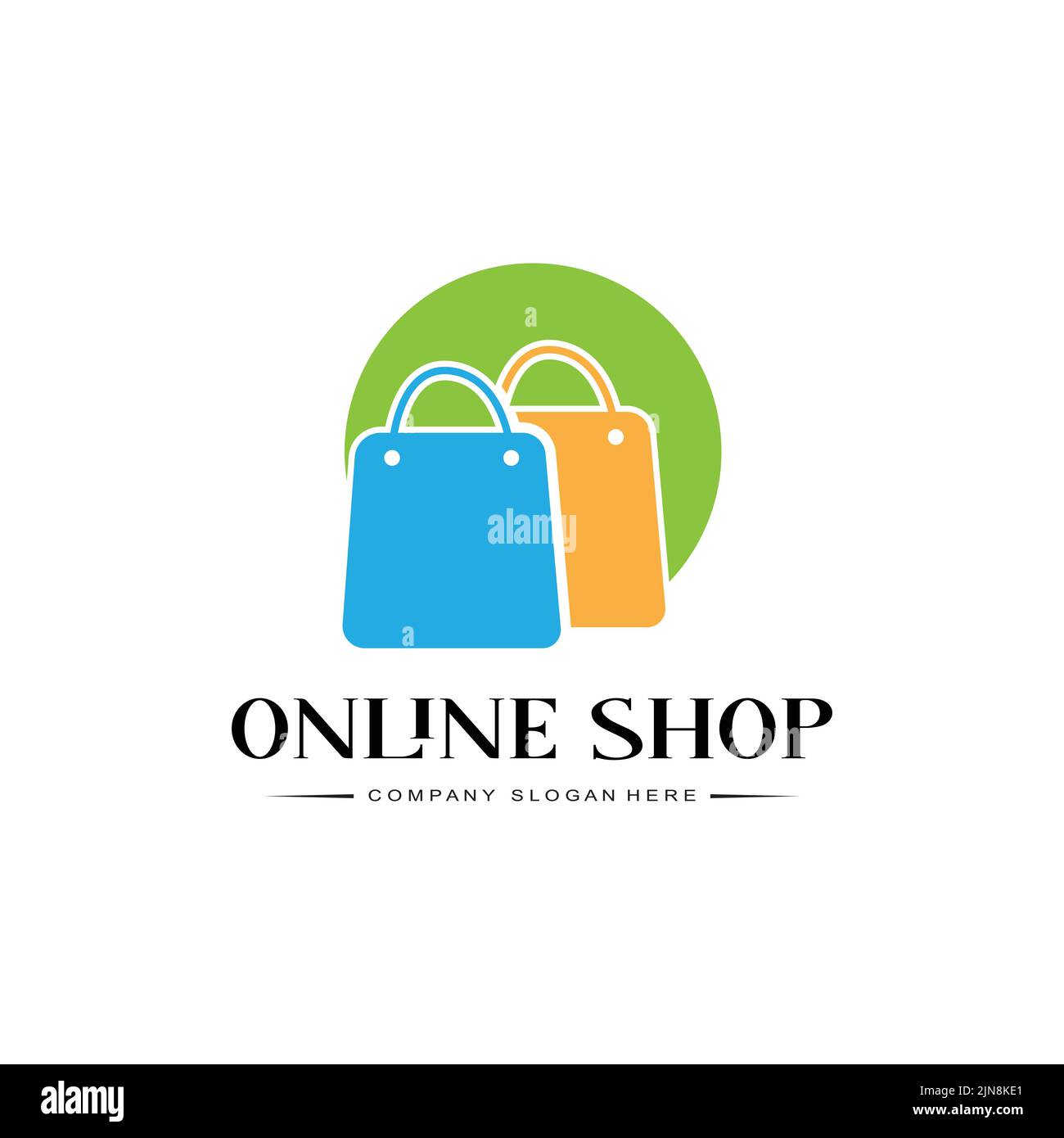 shopping cart trolley and bag logo symbol vector with letter S Stock ...