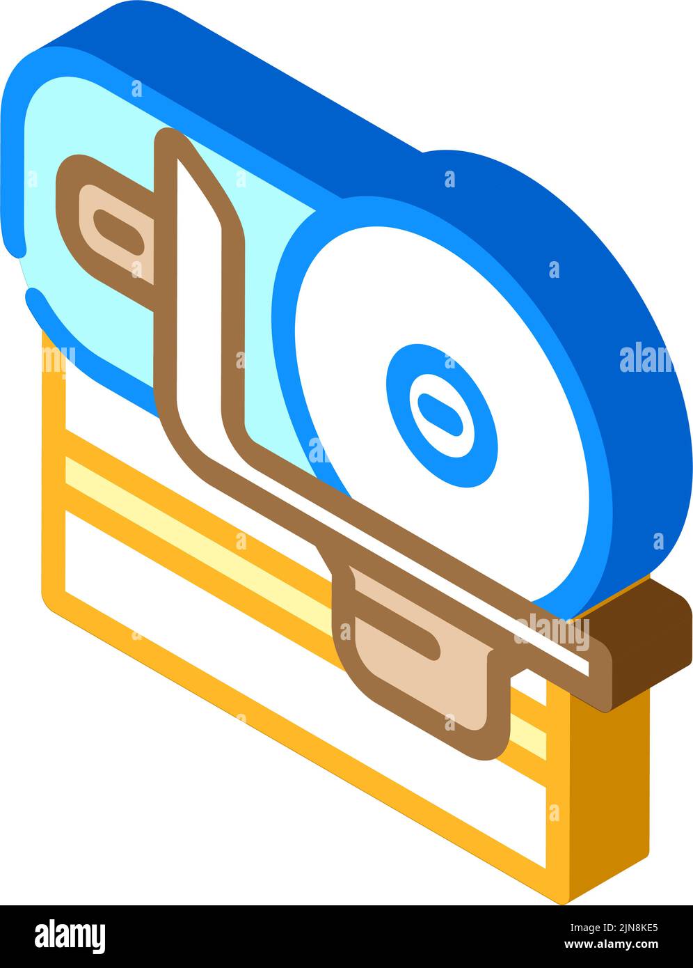 slicer cabbage isometric icon vector illustration Stock Vector Image ...