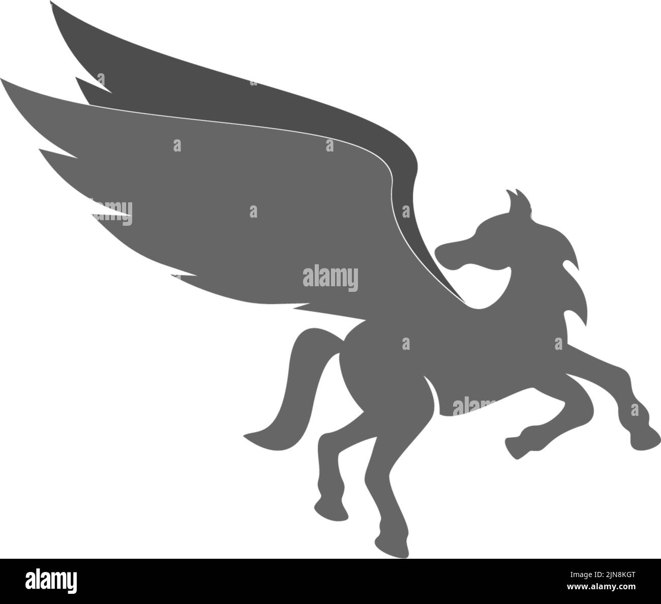 flying horse icon vector illustration design Stock Vector Image & Art ...