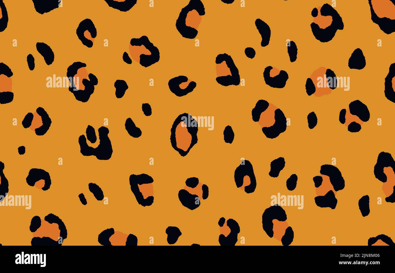 Abstract modern leopard seamless pattern. Animals trendy background ...