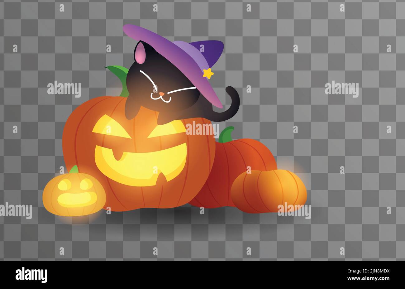 Halloween candy pumpkins on Stock Vector Images - Alamy