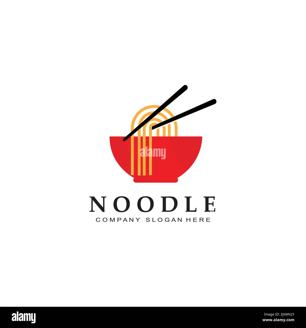 Noodle logo hi-res stock photography and images - Alamy