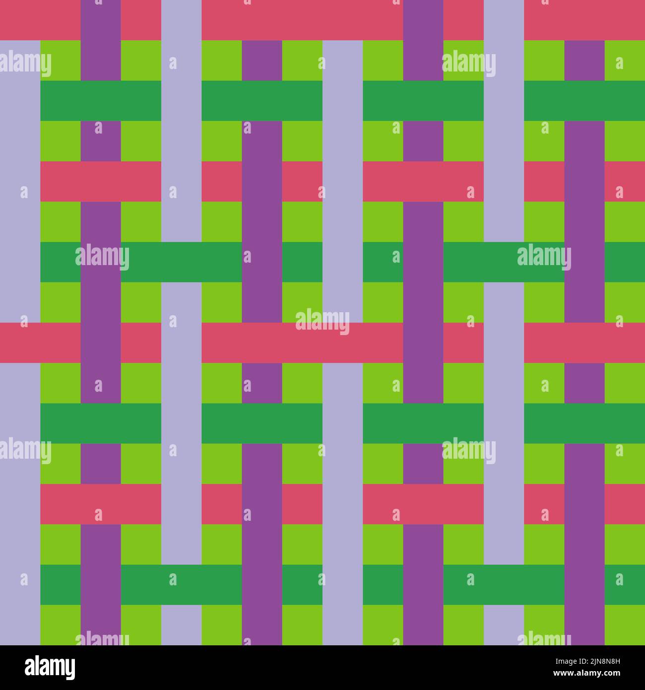 Weave seamless pattern. Wicker repeat texture. Geometric color vector ...