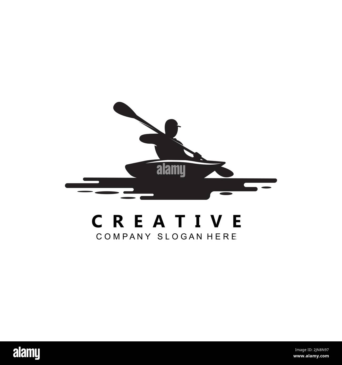 Ocean canoe race Stock Vector Images - Alamy