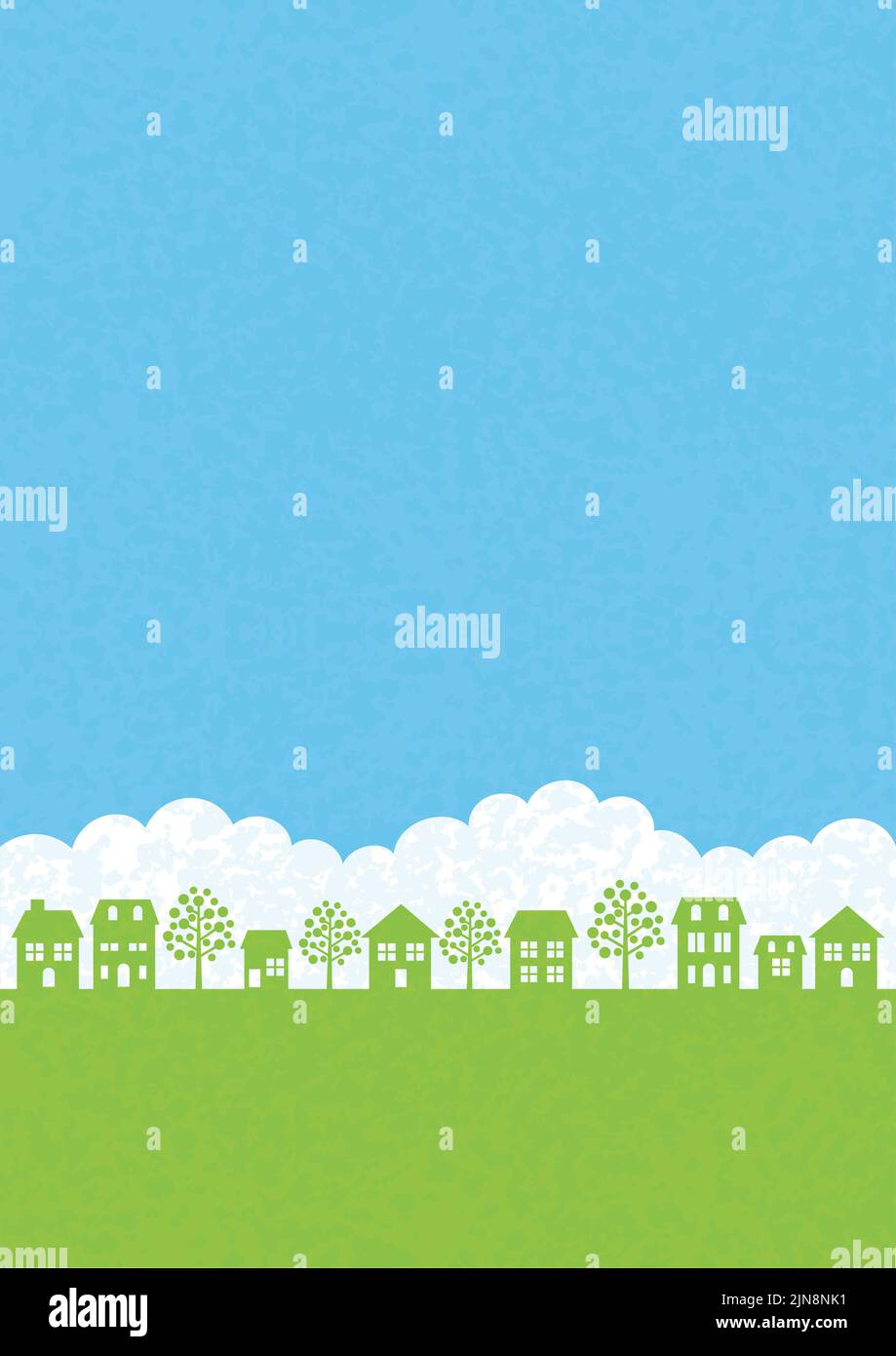 Green city vertical garden Stock Vector Images - Alamy