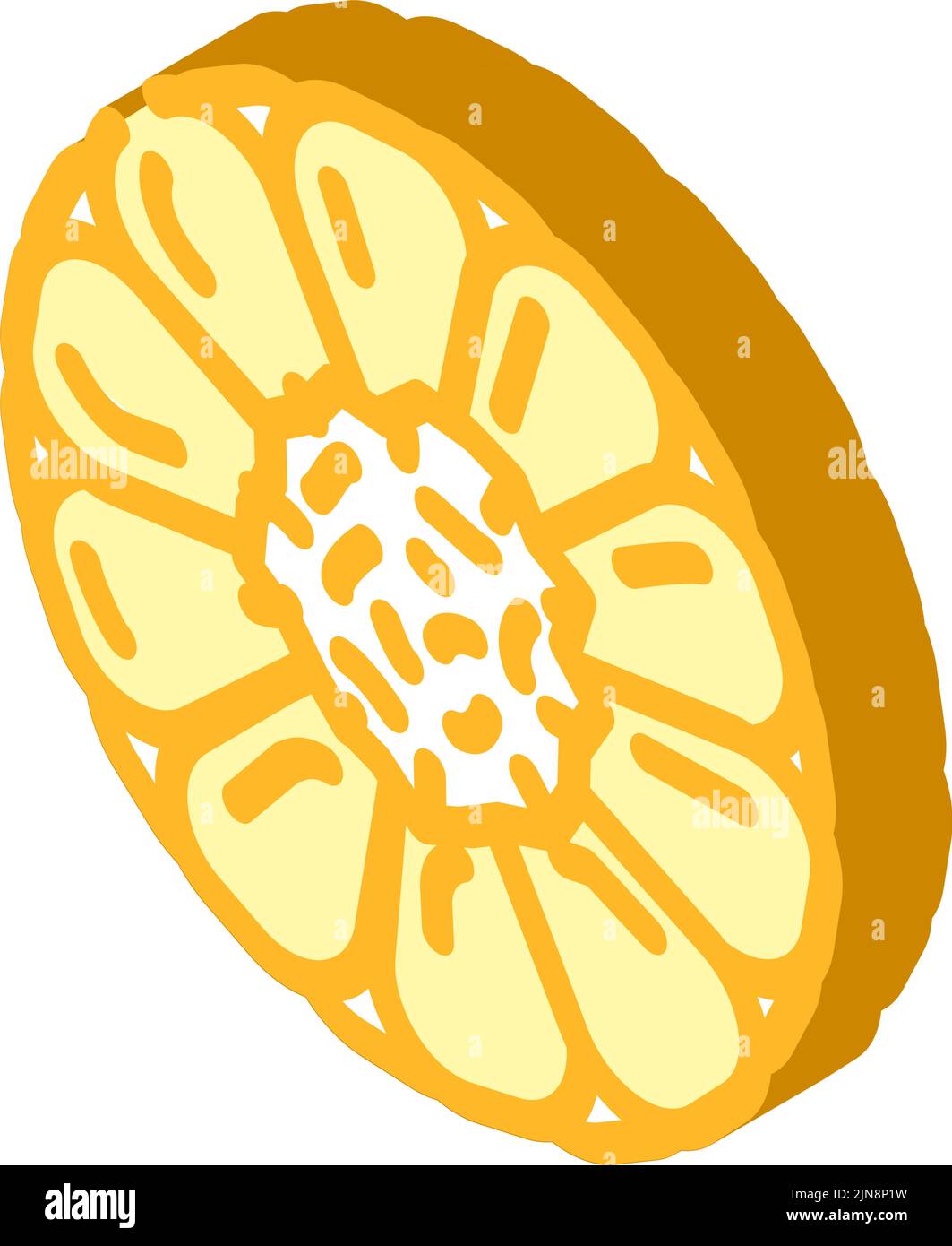 cut corn isometric icon vector illustration Stock Vector Image & Art ...