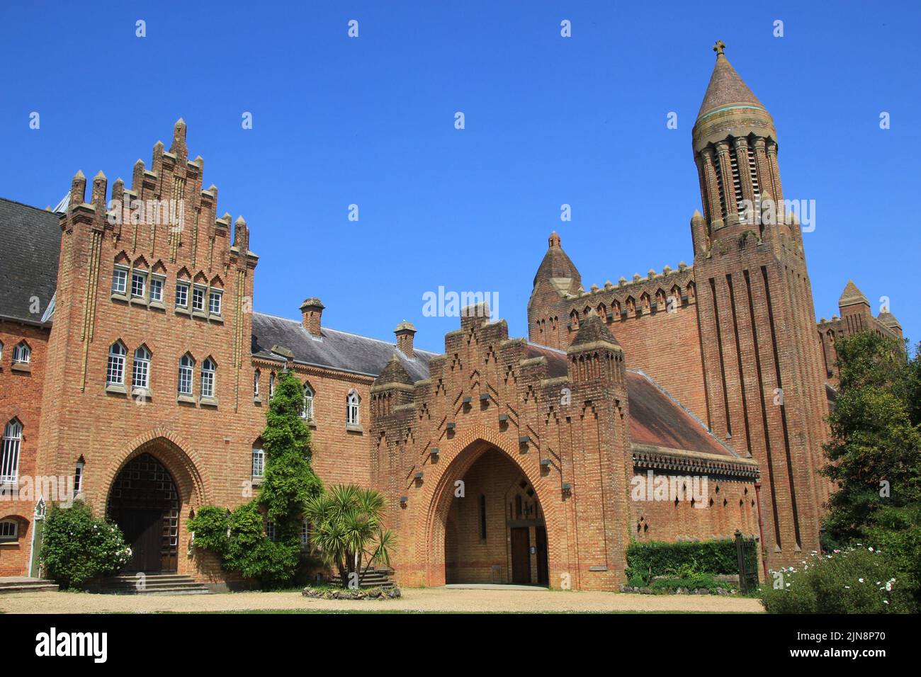 Quarr Abbey; Isle of Wight; UK Stock Photo - Alamy