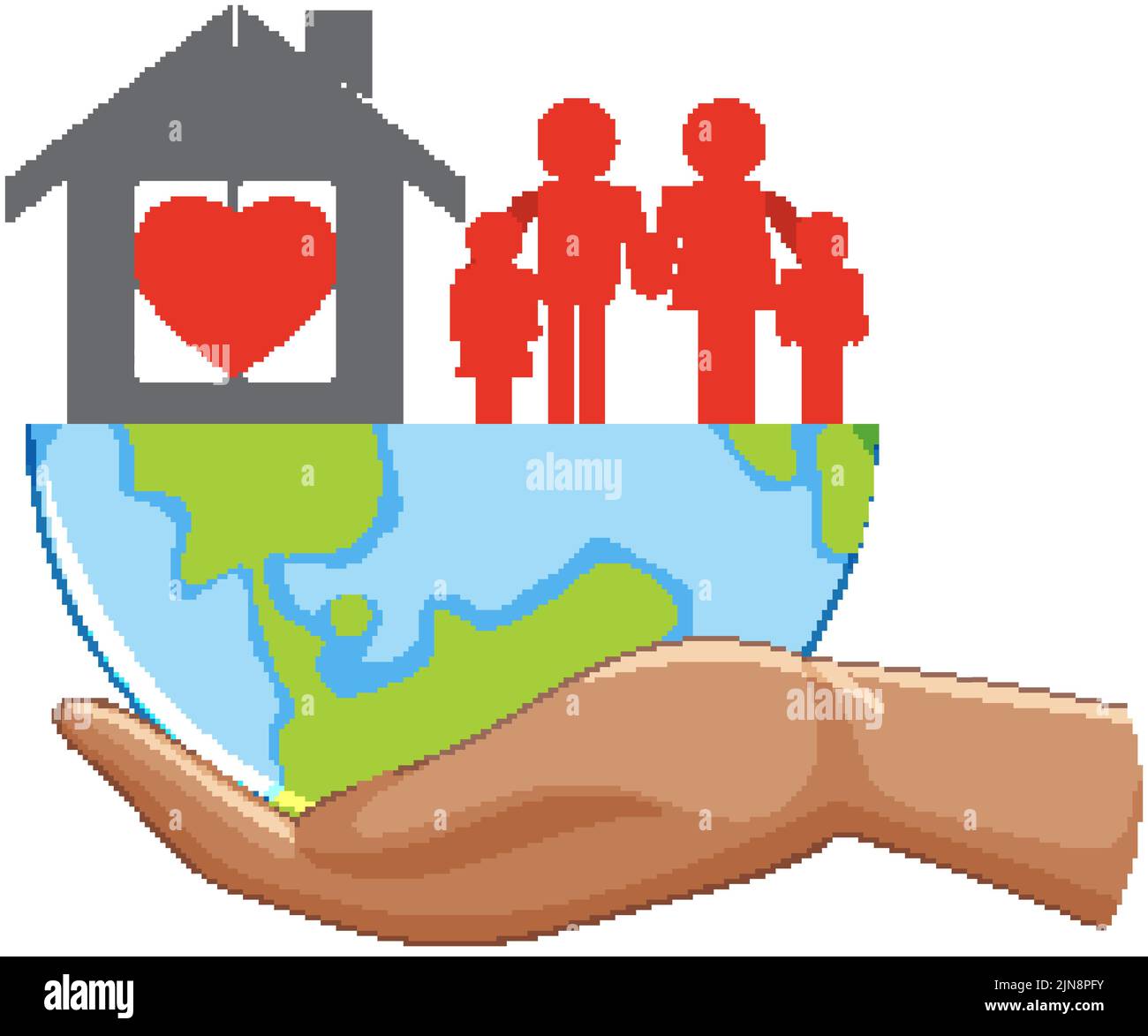 Family member symbol vector illustration Stock Vector Image & Art - Alamy