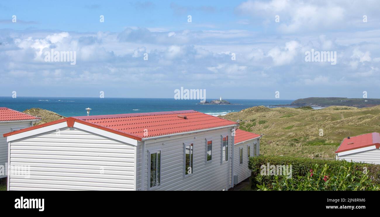 Cozy country houses in St Ives, Cornwall, UK Stock Photo - Alamy