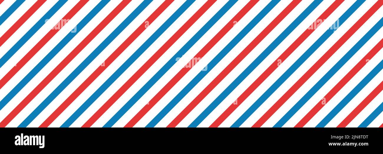 Airmail seamless pattern with diagonal blue and red stripes. Air mail ...