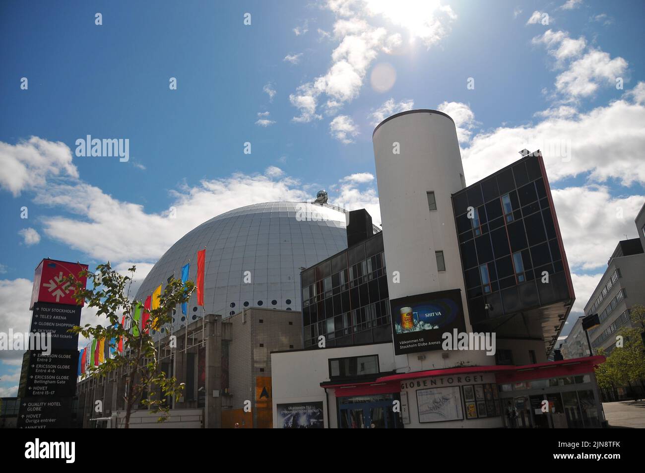 Ericsson Globe Arena - Sky View Stock Photo - Alamy