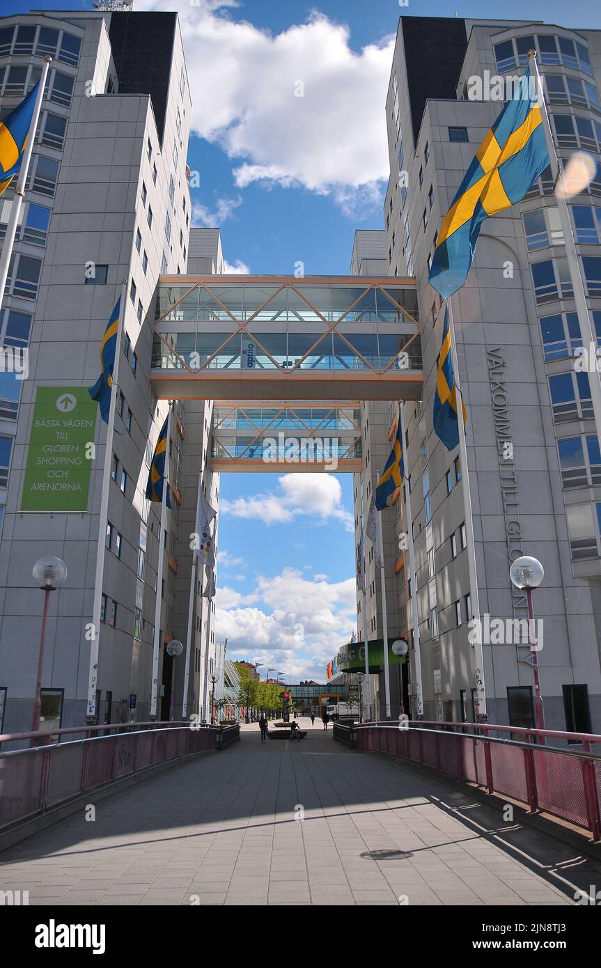 Ericsson Globe Arena - Sky View Stock Photo - Alamy