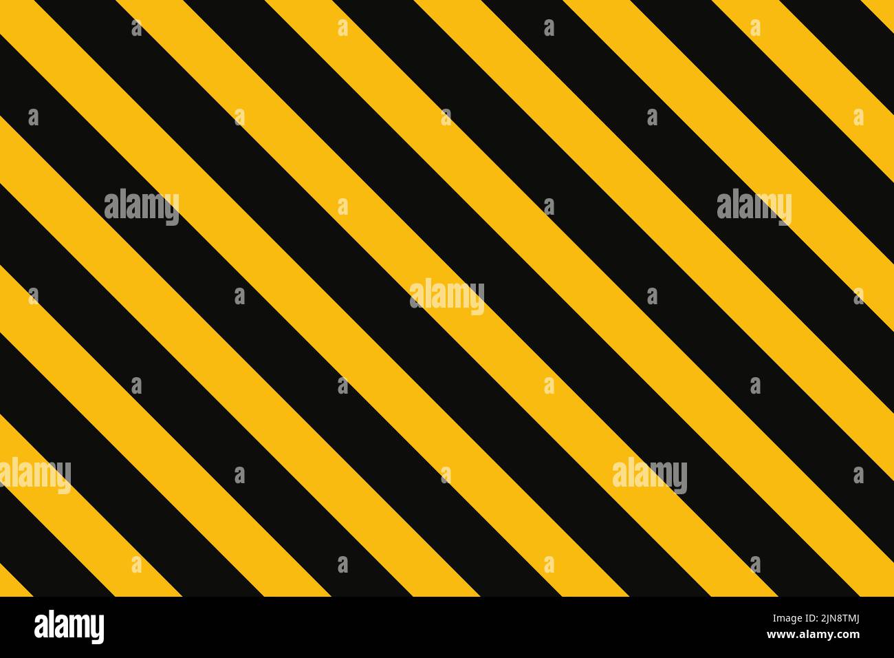 Warning seamless pattern with yellow and black diagonal stripes. Warn ...
