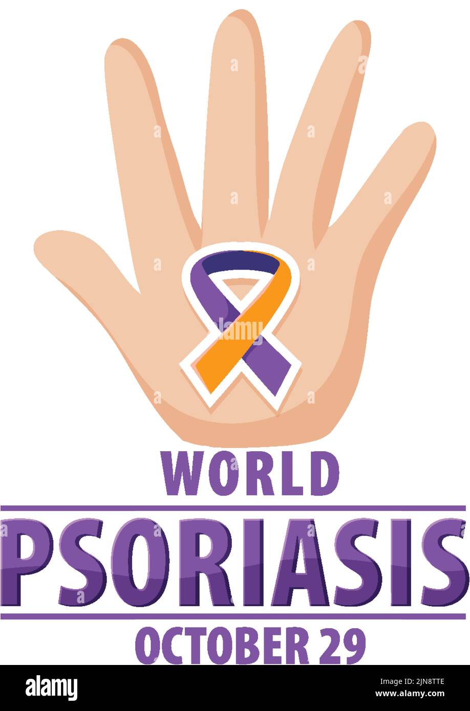 World Psoriasis Day Poster illustration Stock Vector Image & Art - Alamy